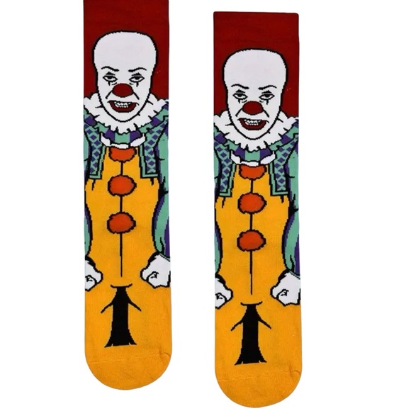 Source Unknown | Underwear & Socks | Socks Pennywise It Os Horror Movie ...